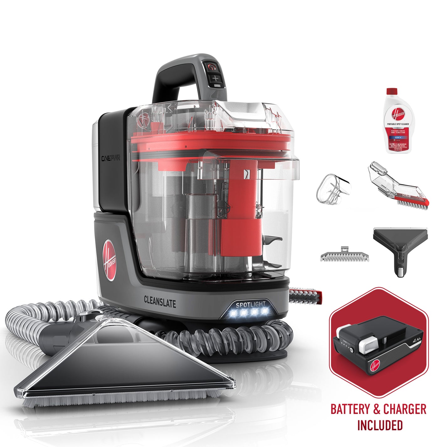 ONEPWR CleanSlate Cordless Spot Cleaner – Hoover