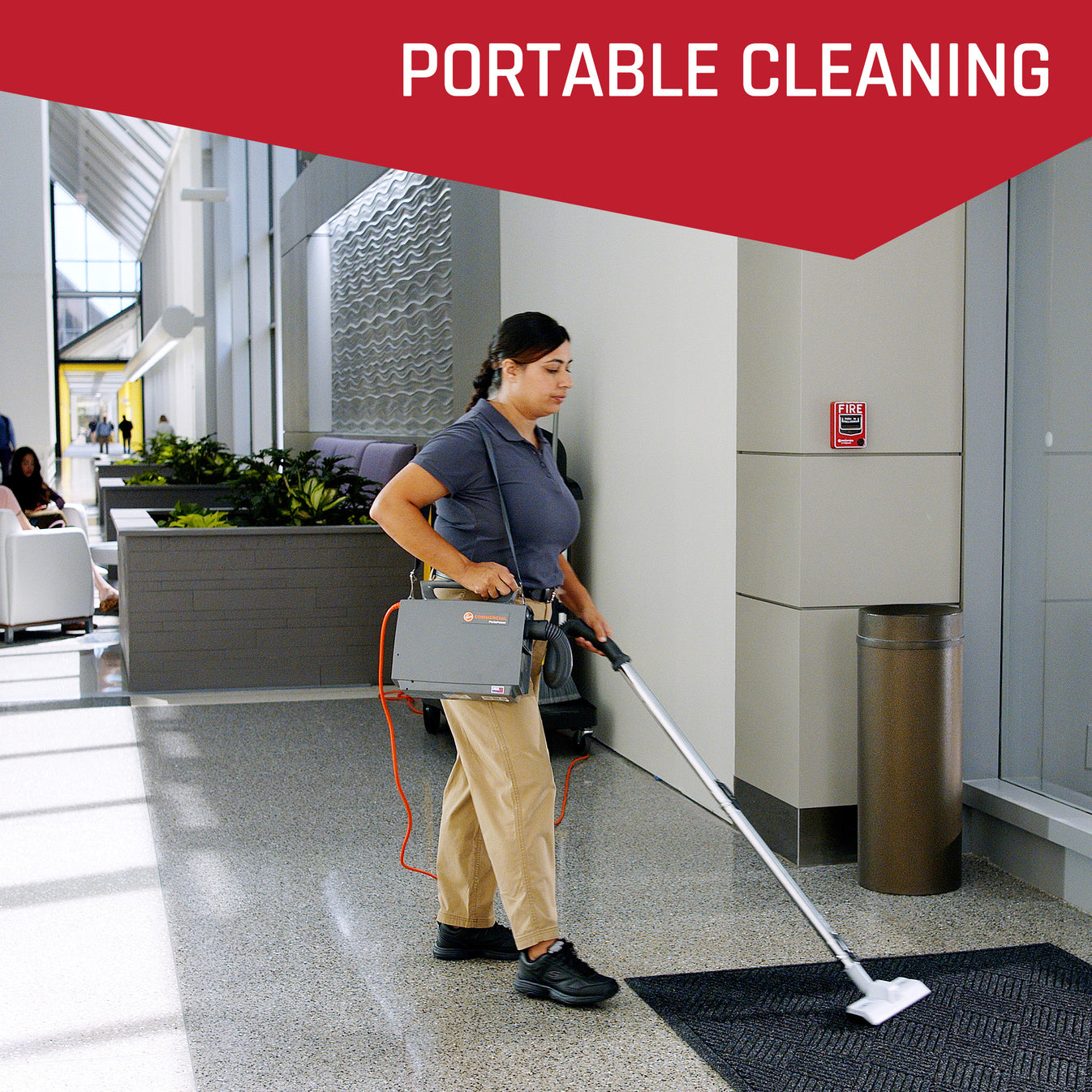 Commercial PortaPOWER Lightweight Vacuum Cleaner – Hoover