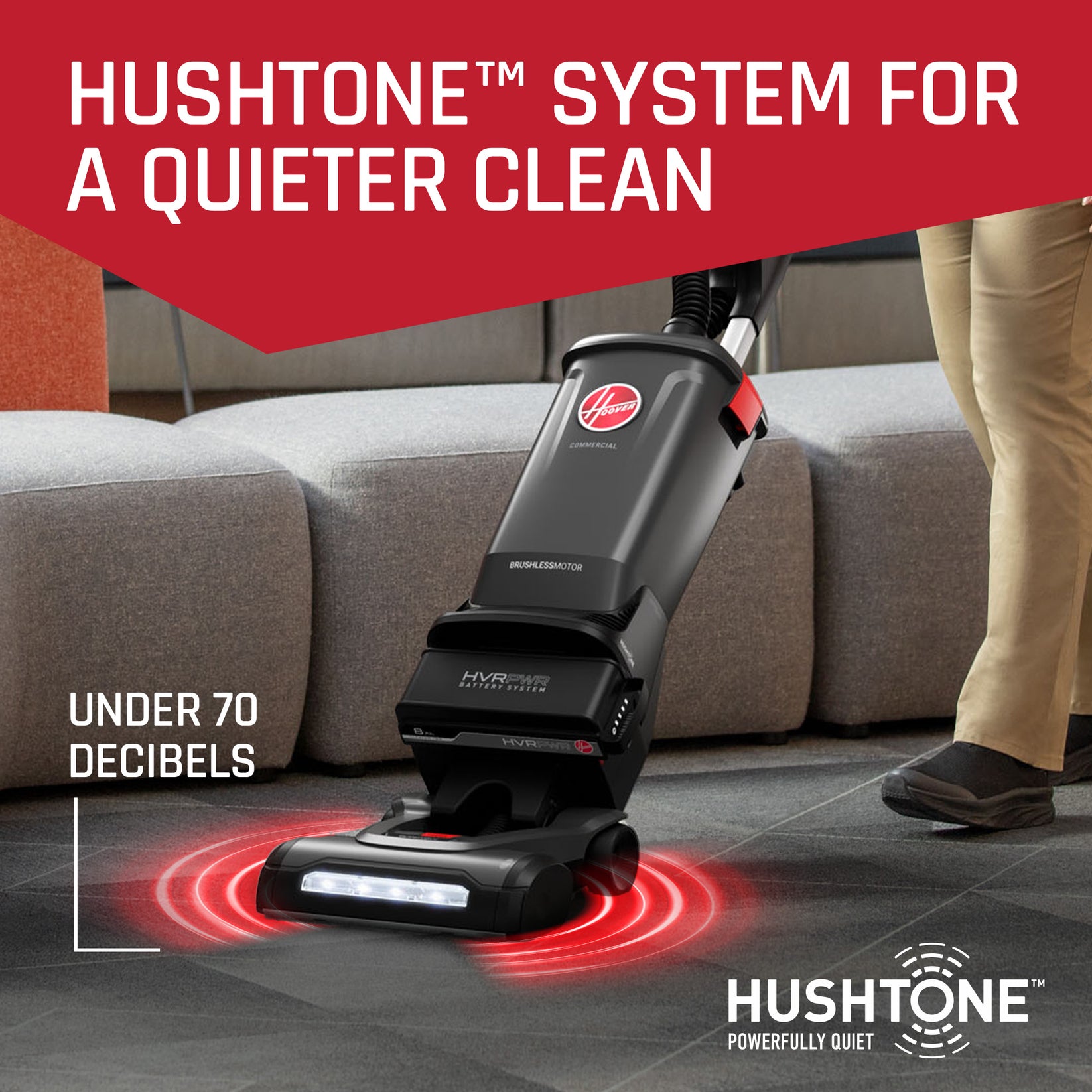 Commercial HVRPWR 12-Inch 40V Brushless Upright with Tools Kit – Hoover