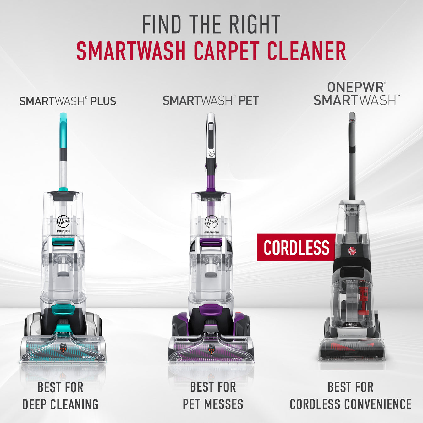 Hoover® SmartWash™ PET Complete + Automatic Carpet Cleaner