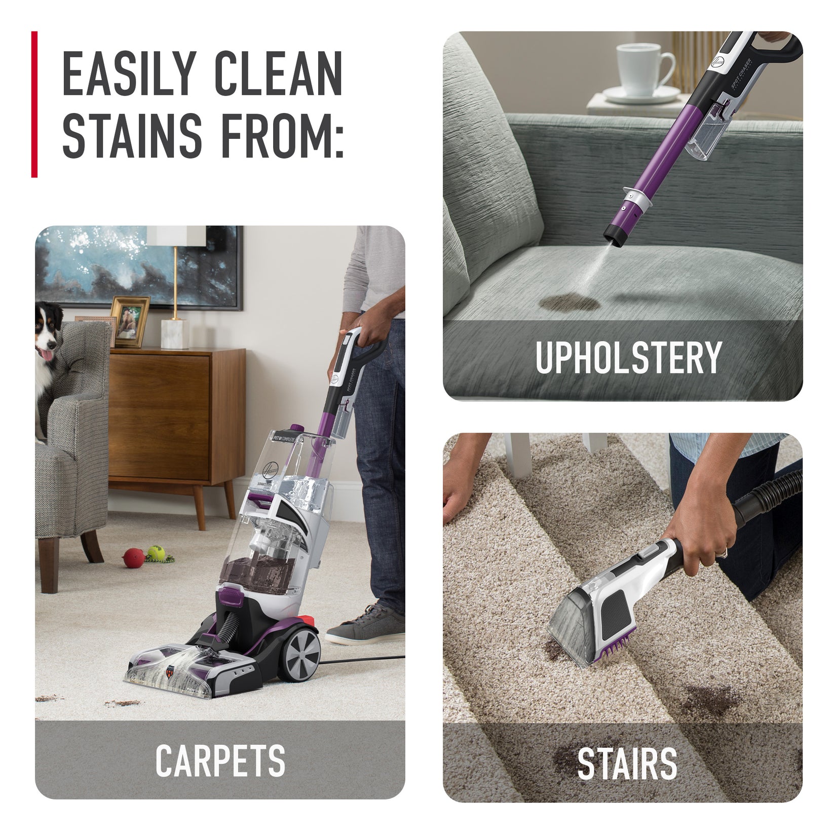 Hoover® SmartWash™ PET Complete + Automatic Carpet Cleaner