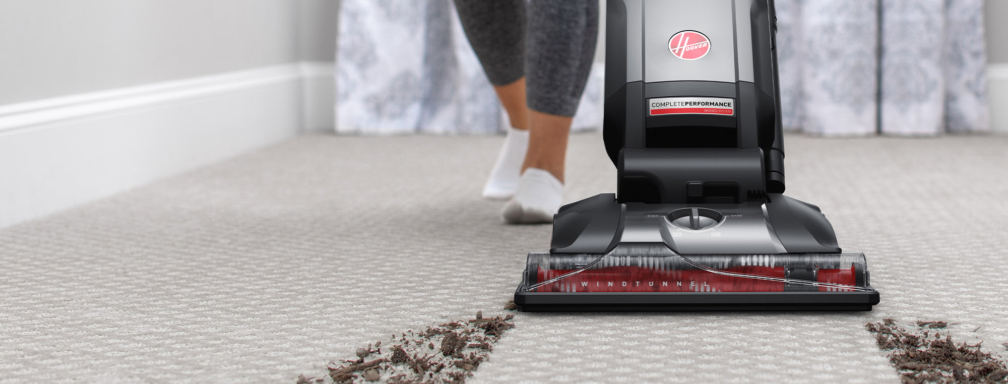 Complete Performance Advanced Bagged Upright Vacuum – Hoover