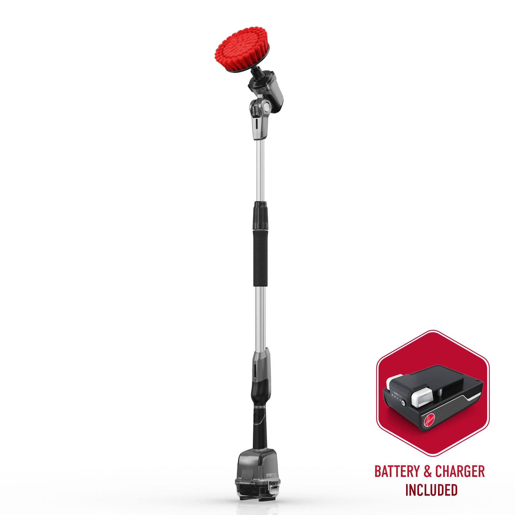 ONEPWR Telescoping Cordless Scrubber – Hoover