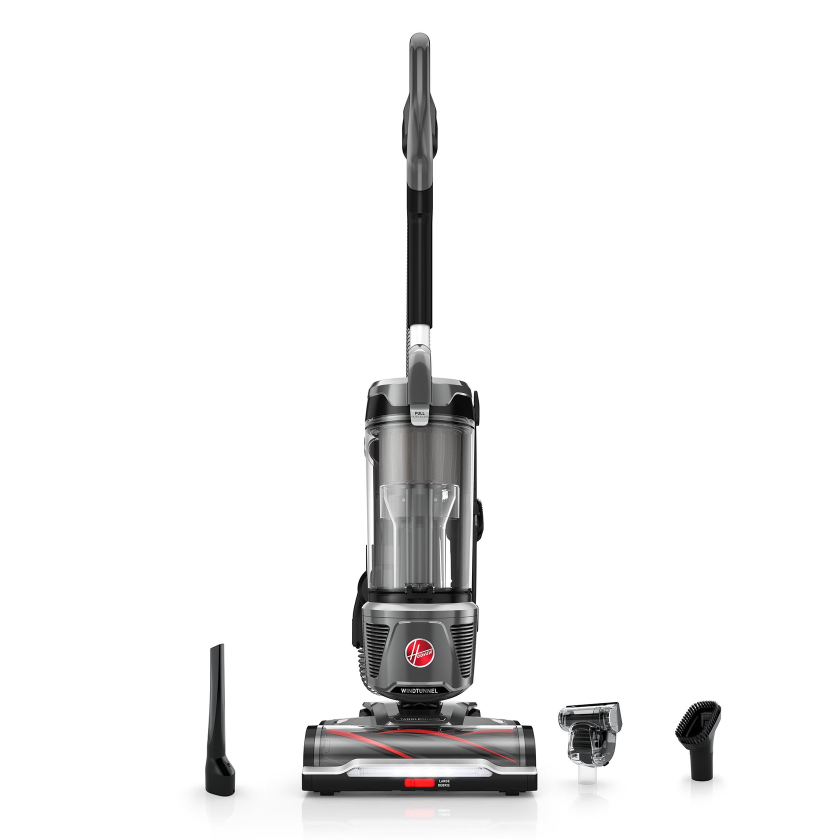 WindTunnel Tangle Guard Upright Vacuum with LED Crevice Tool – Hoover